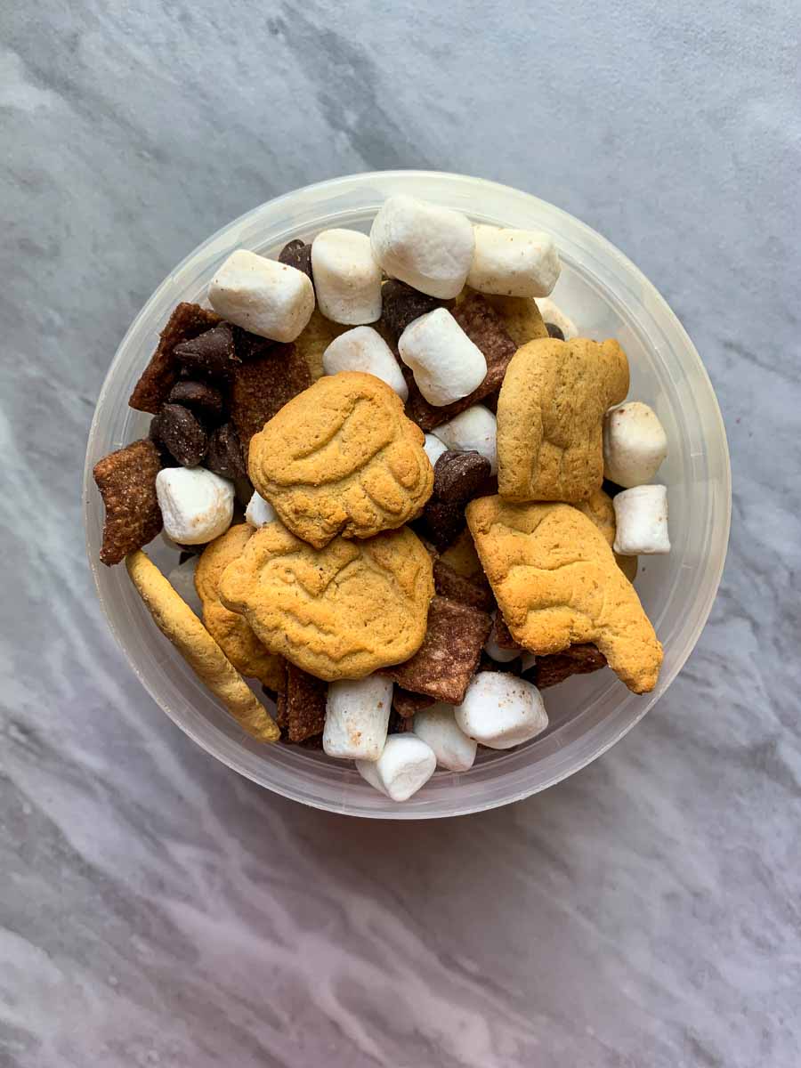 S'mores Trail Mix - Easy Camping Recipes - Jordo's World