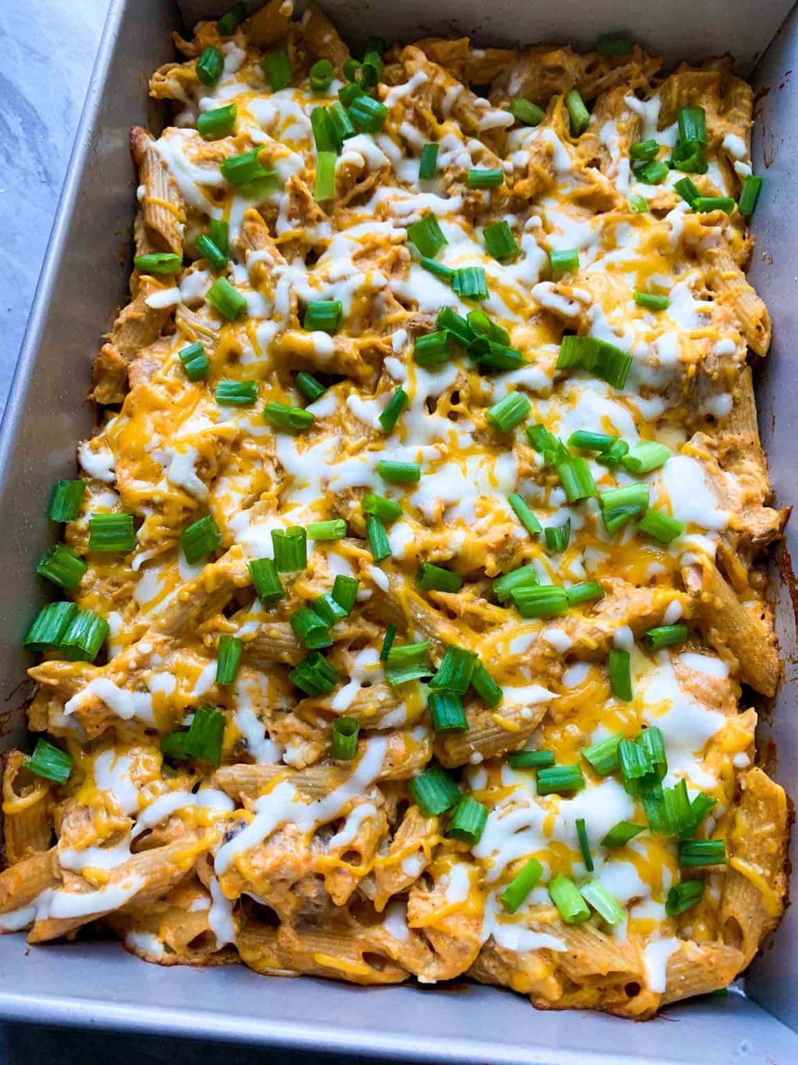 Buffalo Chicken Pasta Bake - Healthy Recipes - Jordo's World