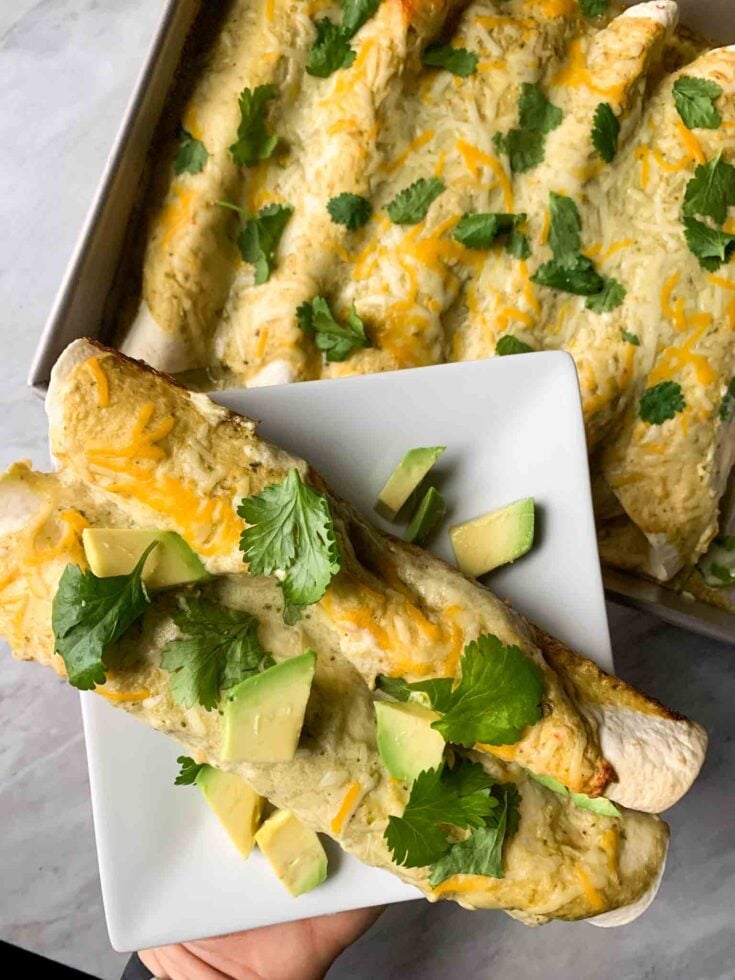 Healthy Chicken Enchiladas - Healthy Recipes - Jordo's World