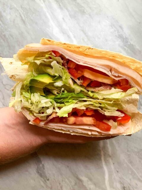 California Turkey Club Wrap - Healthy Recipes - Jordo's World
