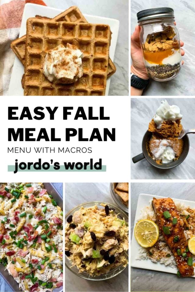 Fall Meal Plan - Jordo's World