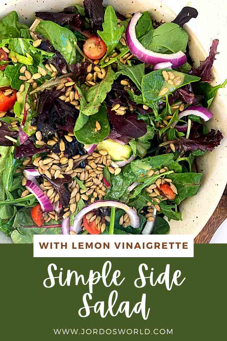 Simple Side Salad - Jordo's World