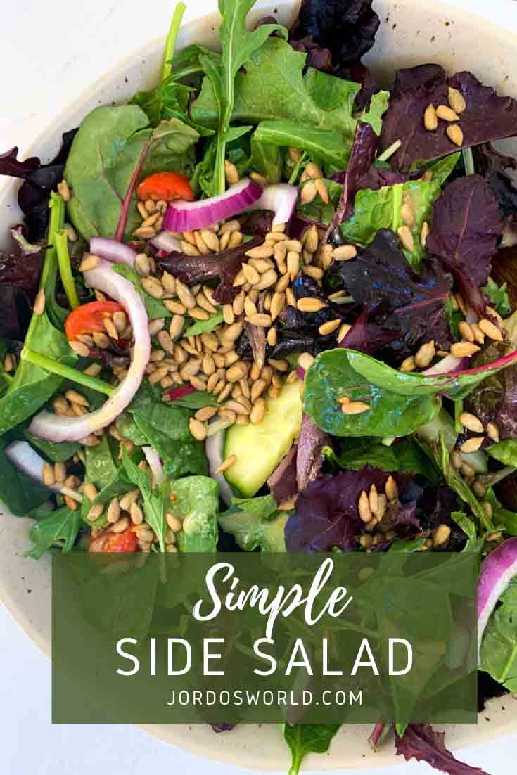Simple Side Salad - Jordo's World