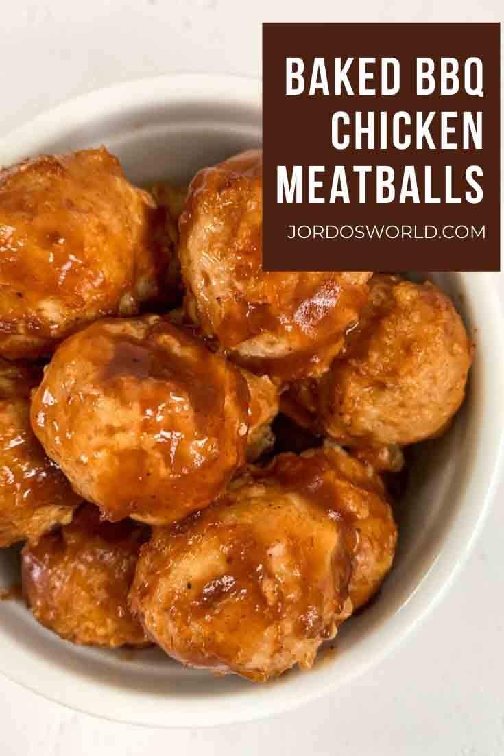 Baked BBQ Chicken Meatballs - Jordo's World
