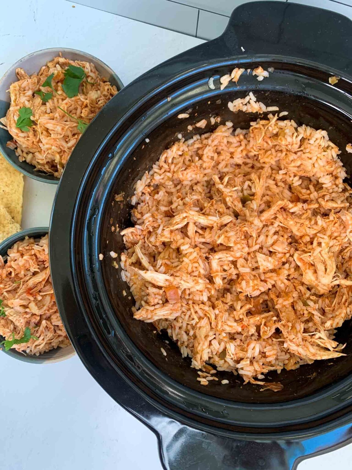 Slow Cooker Salsa Chicken and Rice - Jordo's World