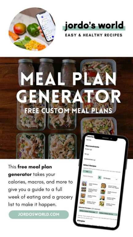 Free Meal Plan Generator Jordo s World