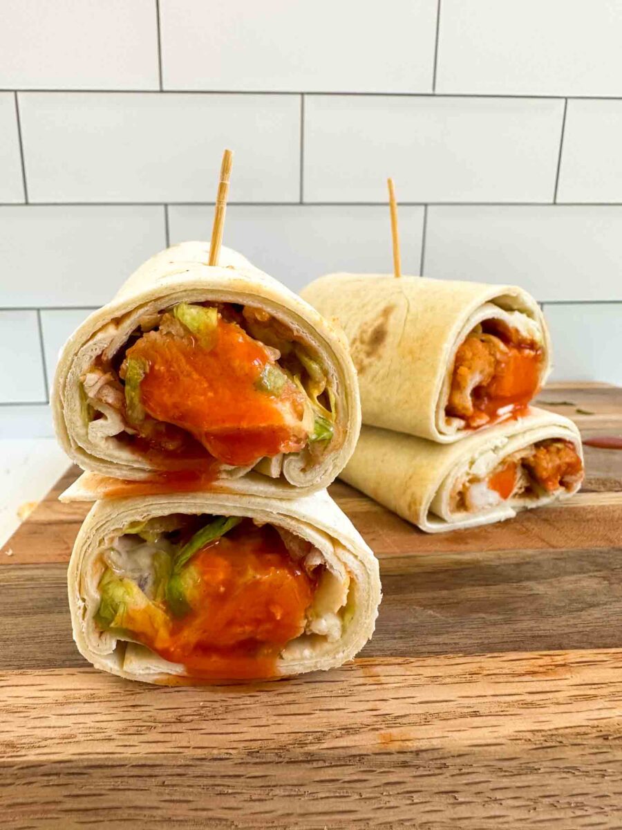 5-Minute Buffalo Chicken Wraps - Jordo's World