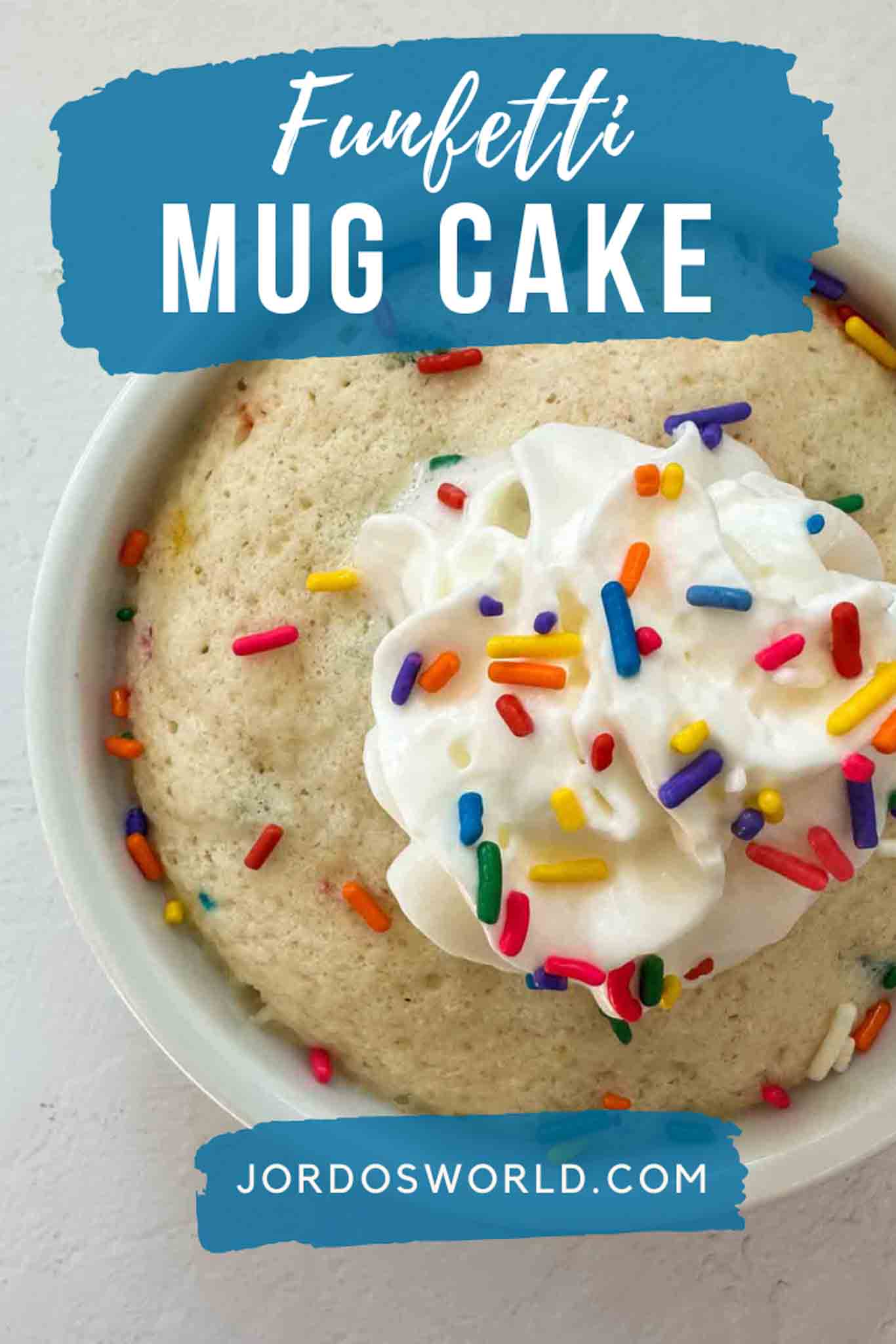 Funfetti Mug Cake - Jordo's World
