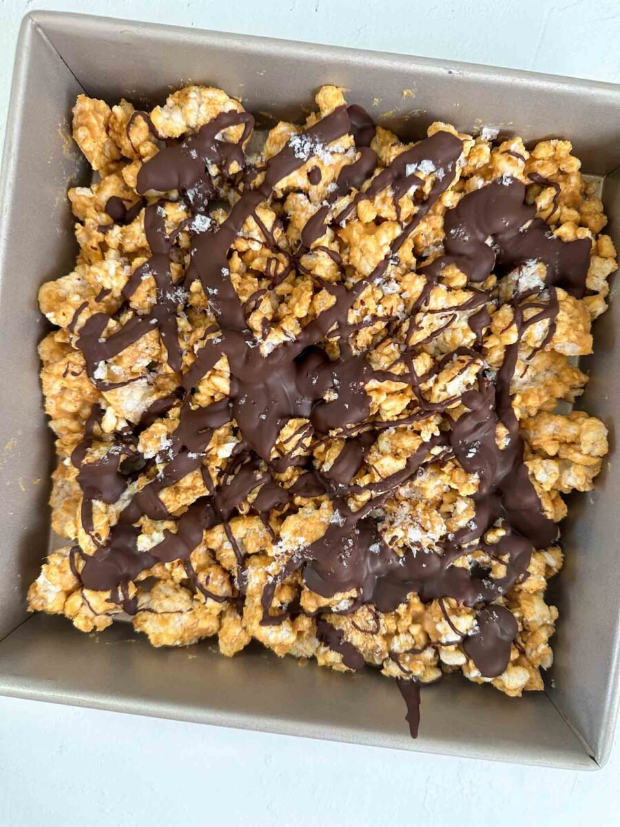 Chocolate Peanut Butter Rice Cake Bars - Jordo's World