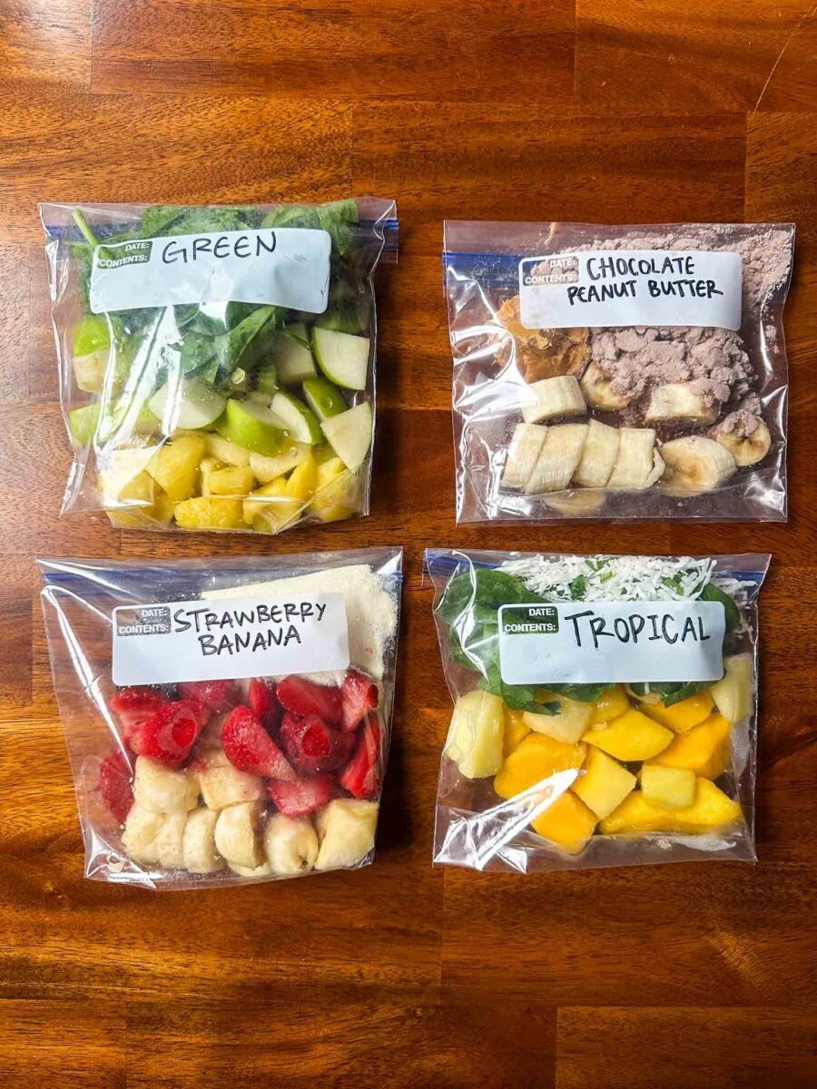 Make-Ahead Frozen Smoothie Meal Prep - Jordo's World